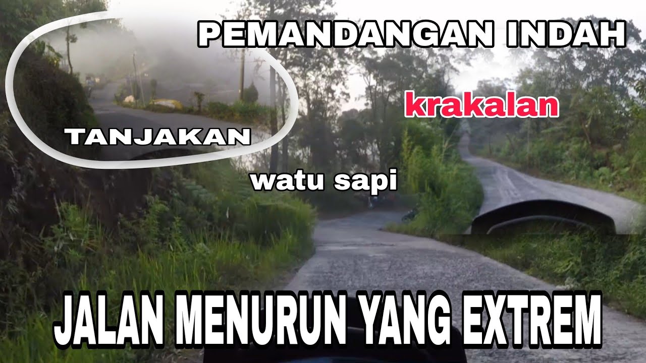 review turunan tajam dari pertigaan dieng melewati krakalan ll ...
