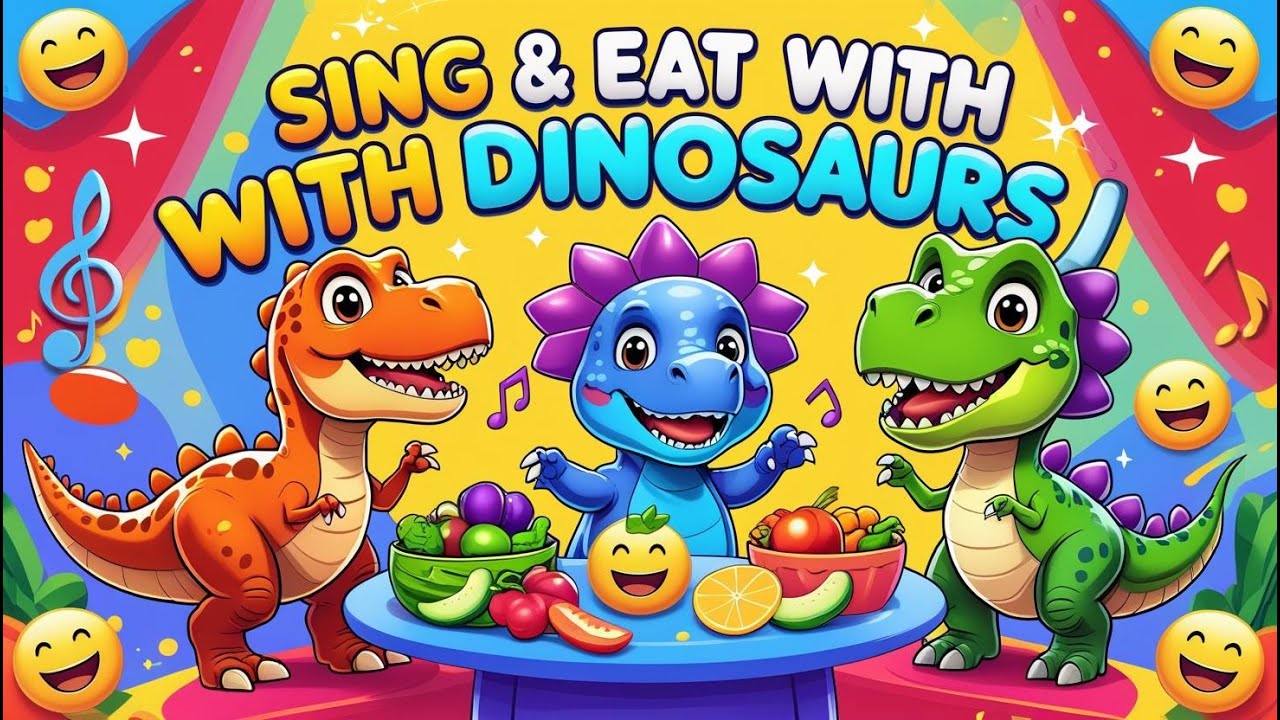 🌿 HERBIVORE vs CARNIVORE | Dinosaur Learning Song | What Did Dinosaurs ...