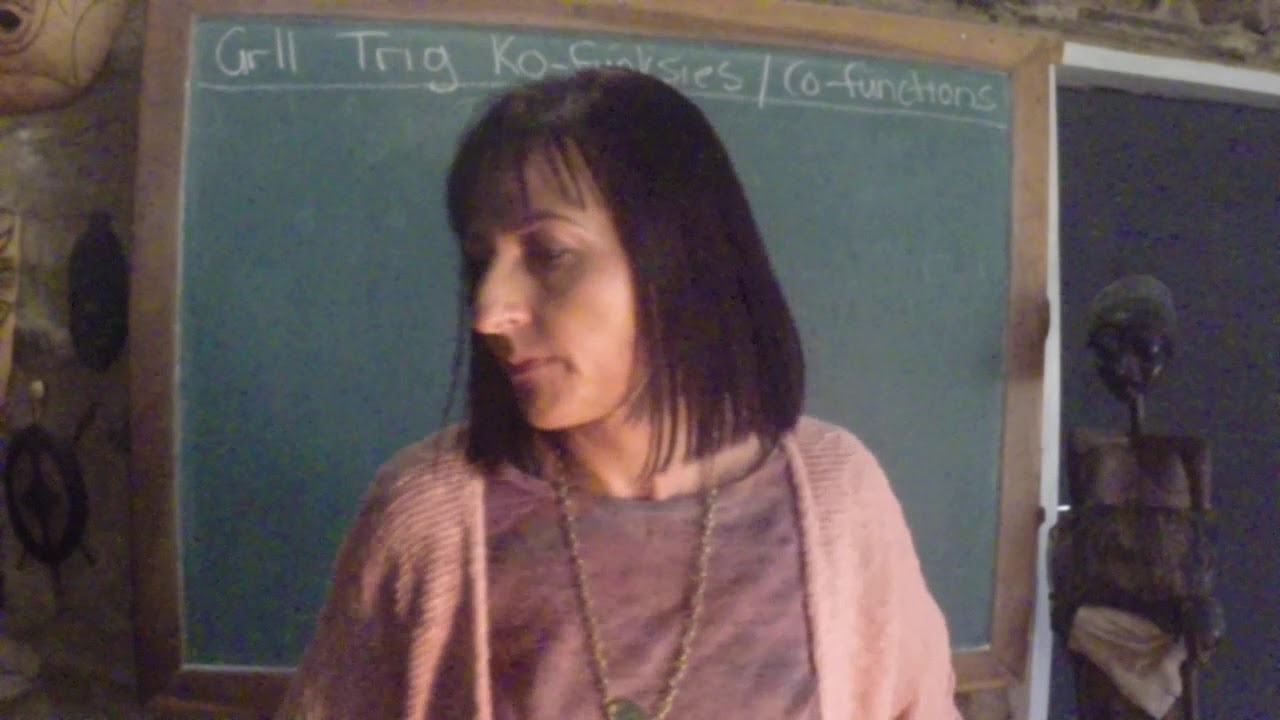 Gr 11 Trig Ko funksies Cofunctions - YouTube