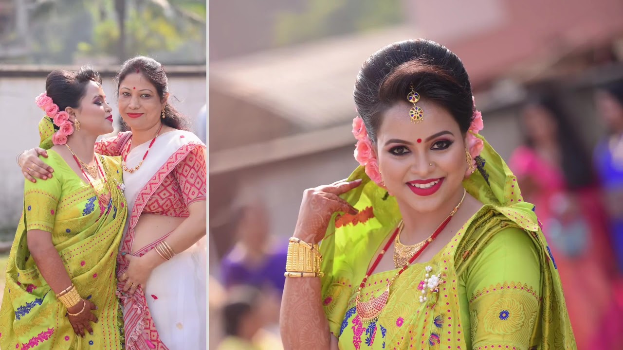 Assamese Marriage | Juron | Sador mekhela - YouTube