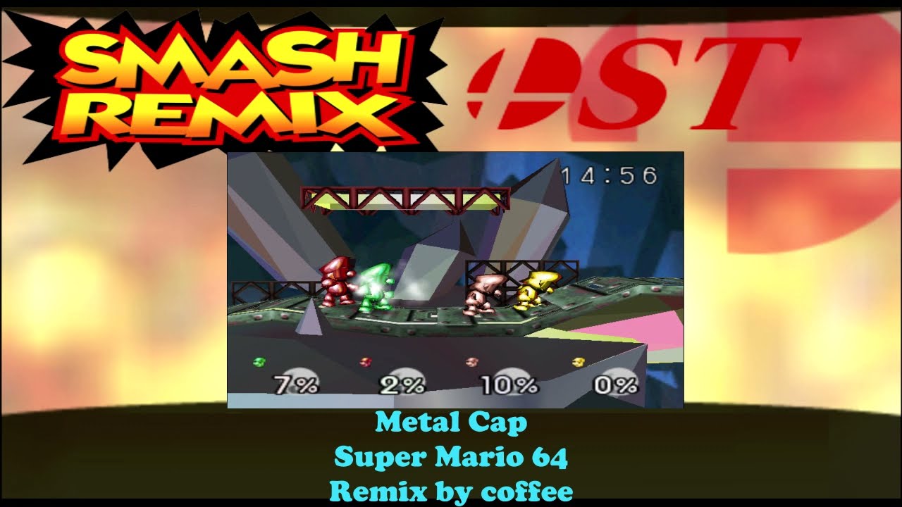 Smash Remix OST Extended - Metal Cap (Super Mario 64) by coffee - YouTube