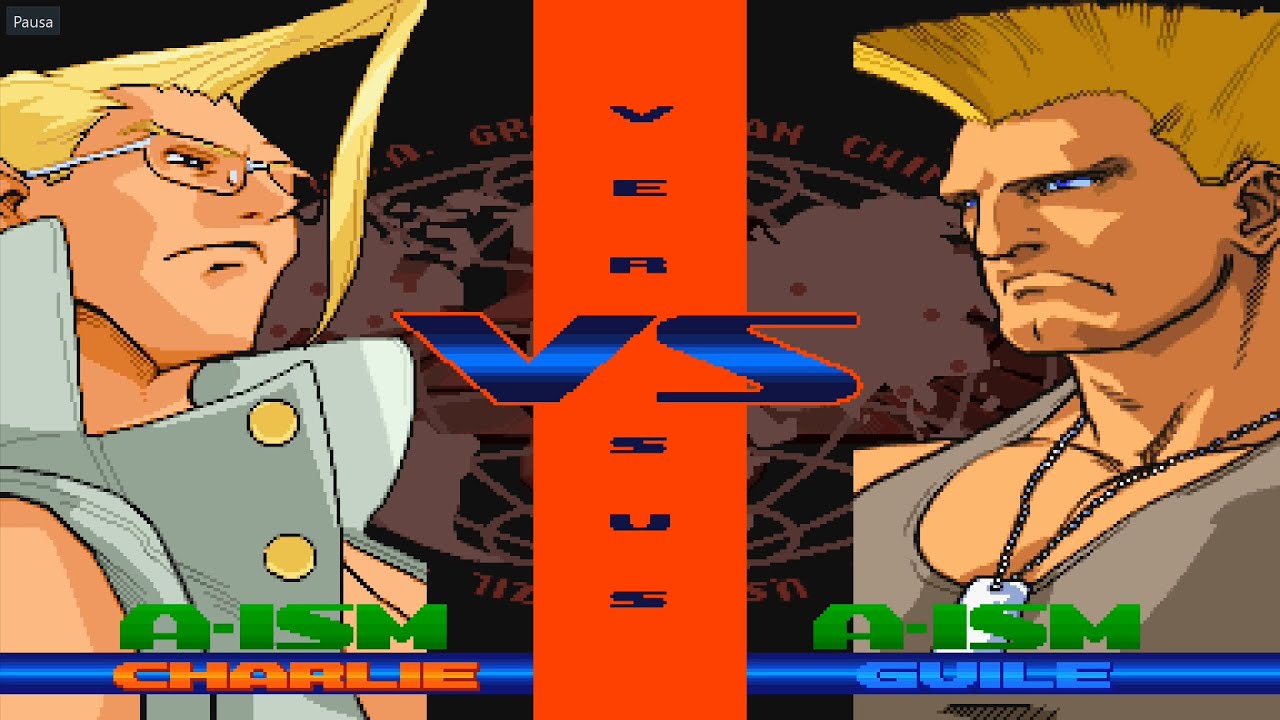 Charlie Nash vs Guile - Hardest IA - Street Fighter Alpha 3 MAX - YouTube
