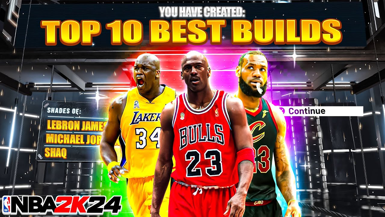 TOP 10 BEST BUILDS in NBA 2K24 🔥 MOST OVERPOWERED BEST BUILDS in NBA ...