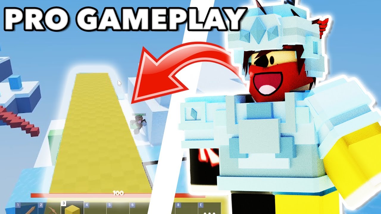 PRO GAMEPLAY in Roblox BedWars... (no commentary) - YouTube