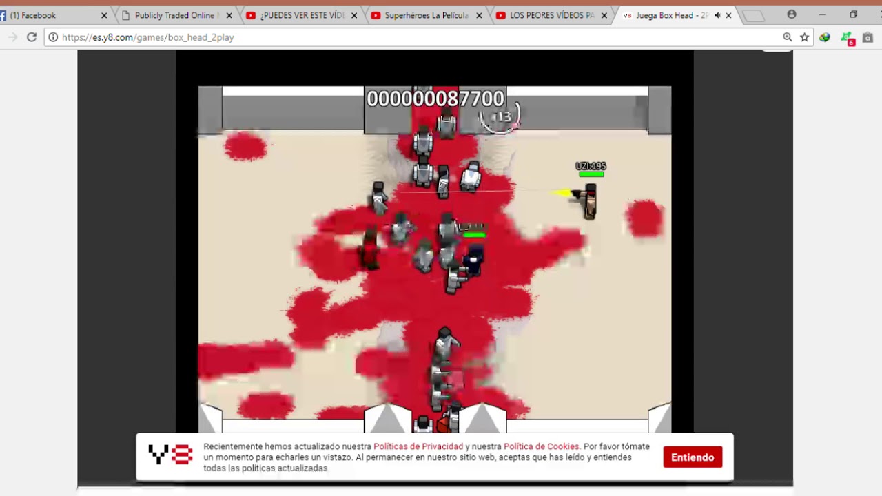 Juega Box Head 2Play en línea en Y8 com Google Chrome 19 07 2018 11 31 52 - YouTube