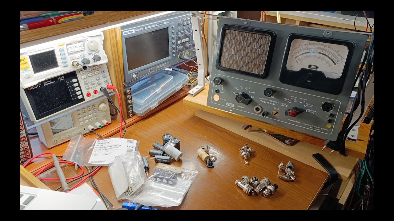 008 Restauración Multimetro Electrónico «VOLVAMIDE» V. T. V. M. Parte 1 ...