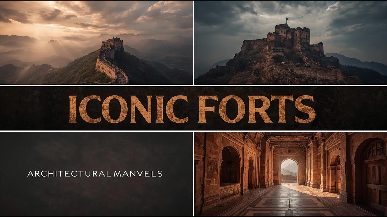 A 4K Tour of the World's Most Iconic Forts: Castles, Citadels Defensive ...