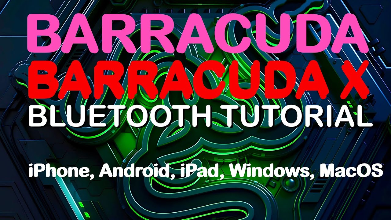 Razer Barracuda & Barracuda X Bluetooth Step-by-step Tutorial for ...