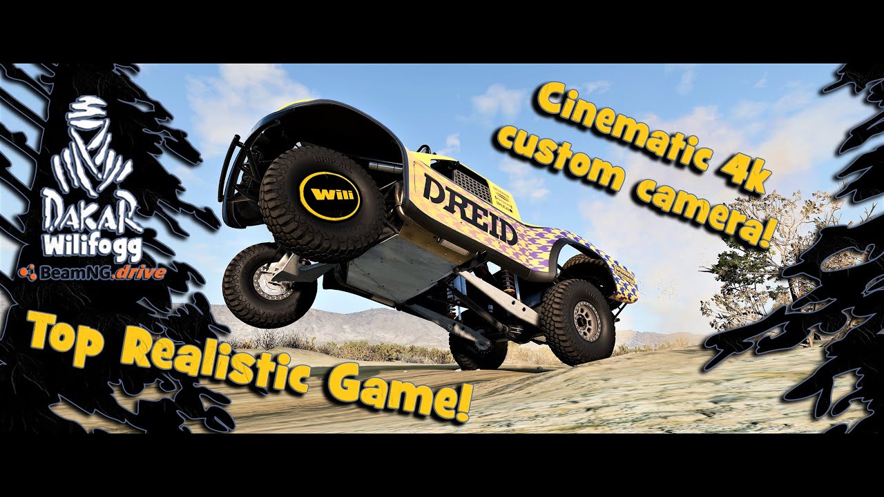 TOP REALISTIC GAME BeamNG - A Short Look Inspired by Dakar 4K Cinematic ...