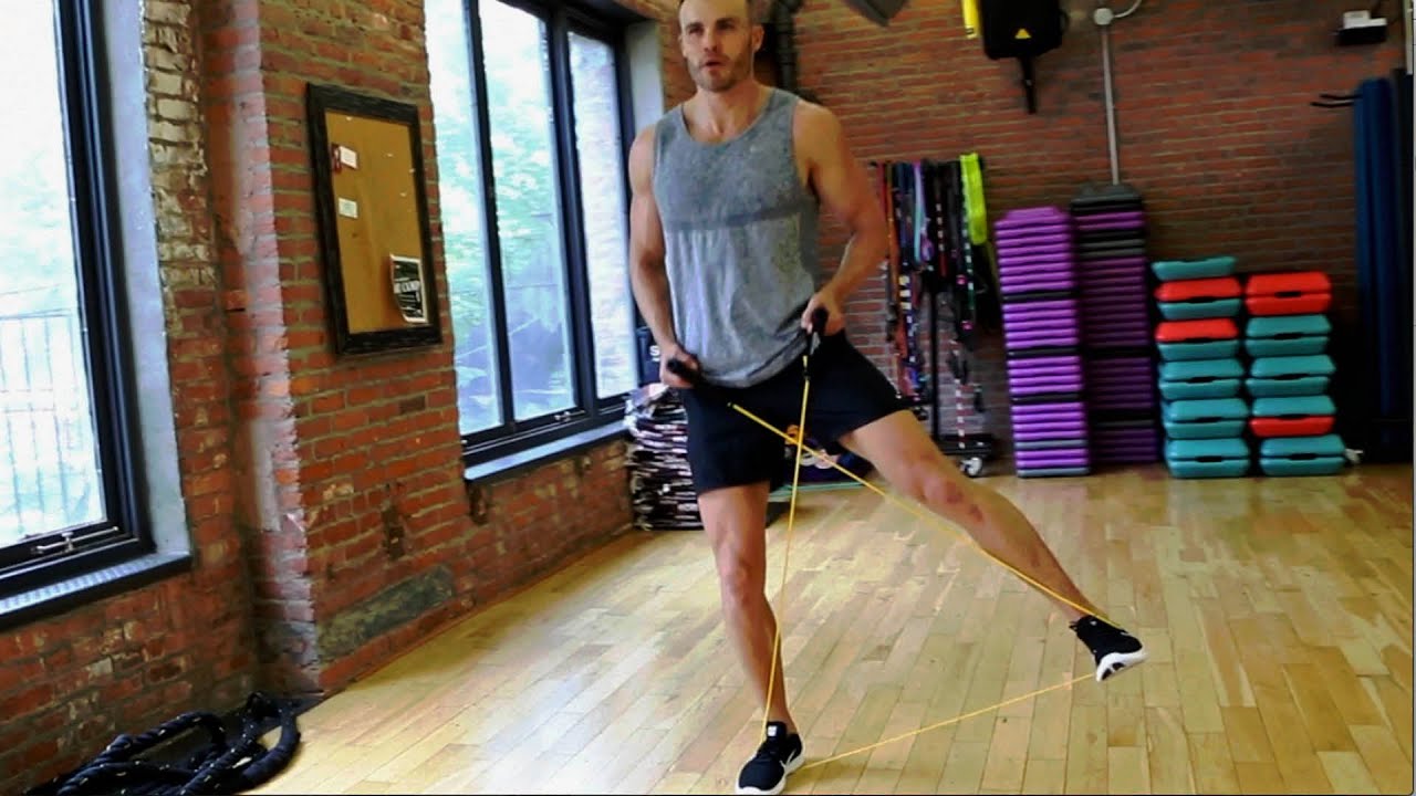 Legs: Resistance Band Abduction - YouTube