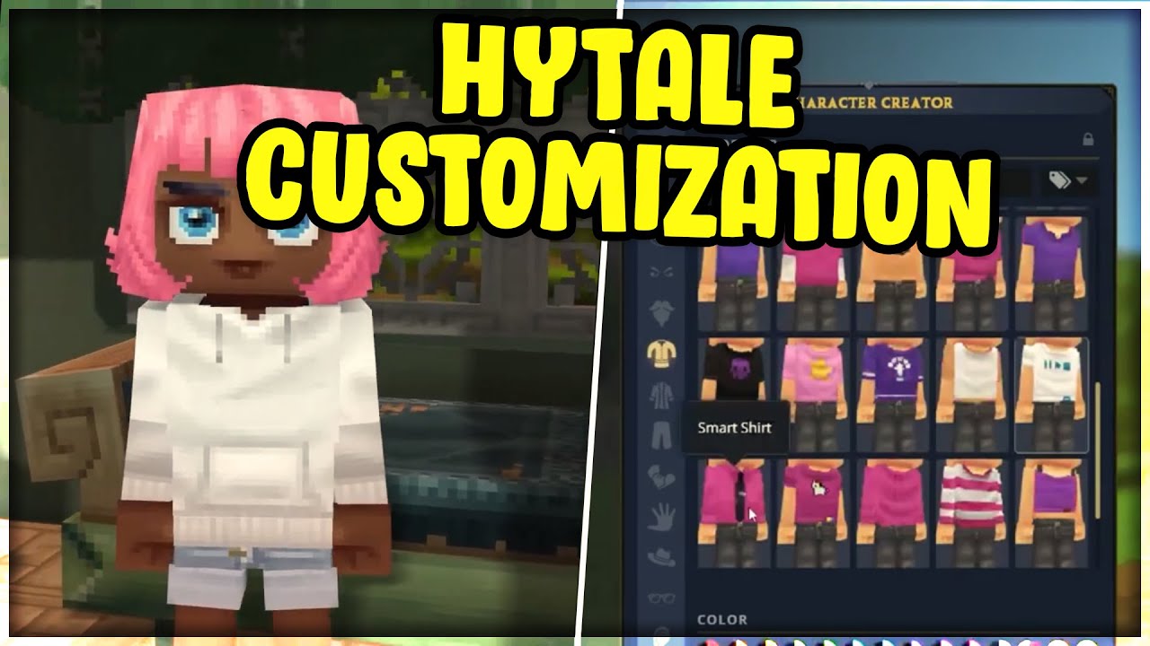 All Hytale Character Features -Trailer 2021 - YouTube