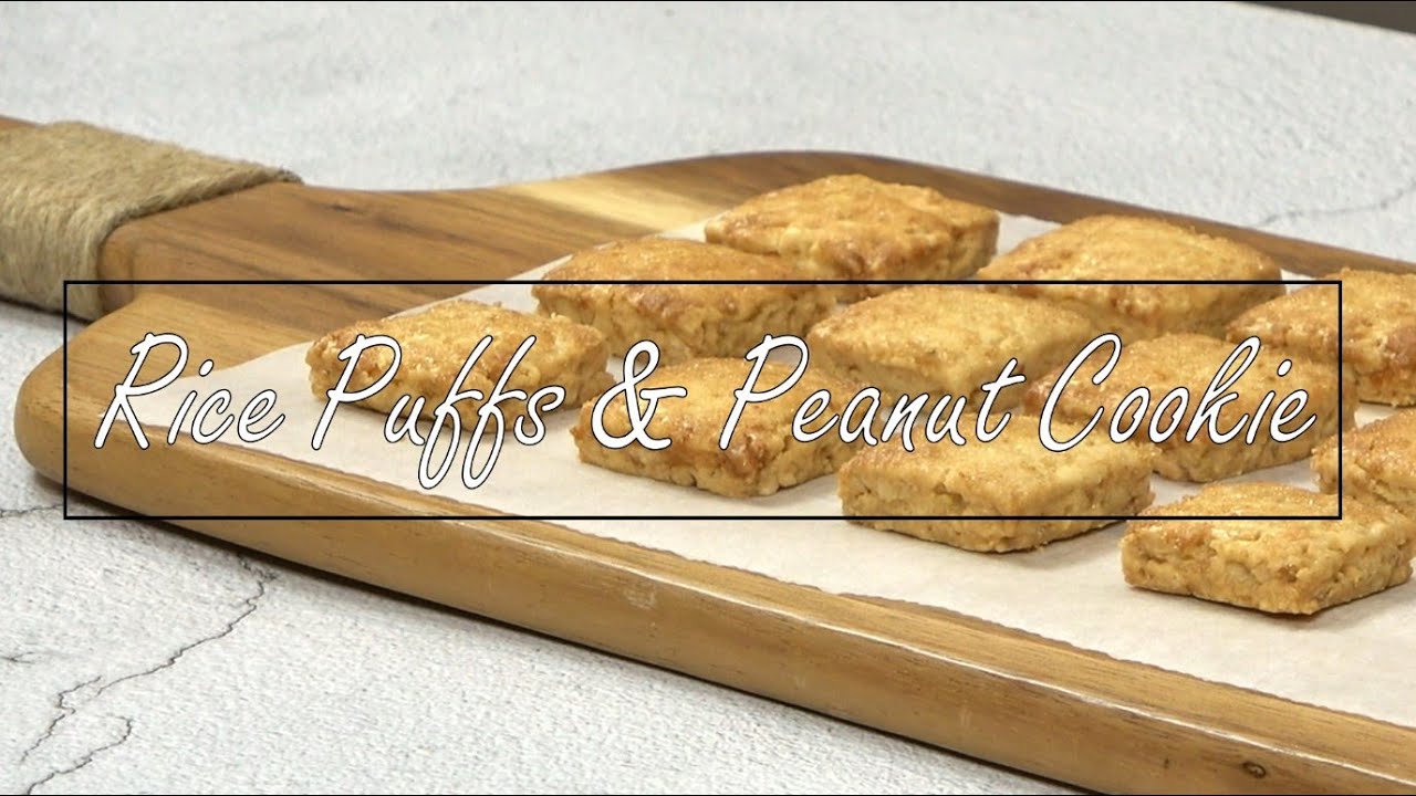 Rice Puffs & Peanut Cookie - tết - YouTube