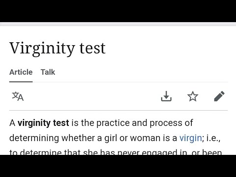 All About The Virginity Test 🤣🤪🤯🤓 - YouTube