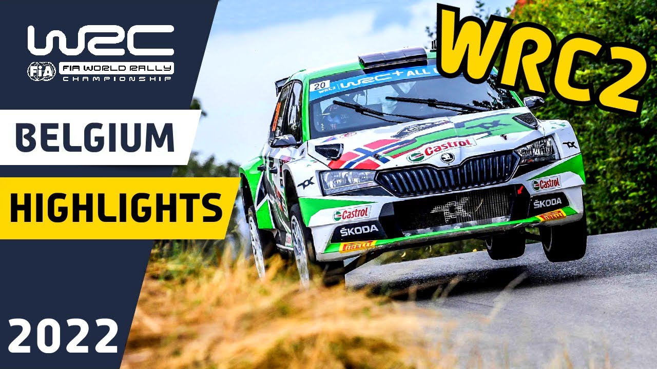 WRC2 Day 2 Highlights | WRC Ypres Rally Belgium 2022 - YouTube