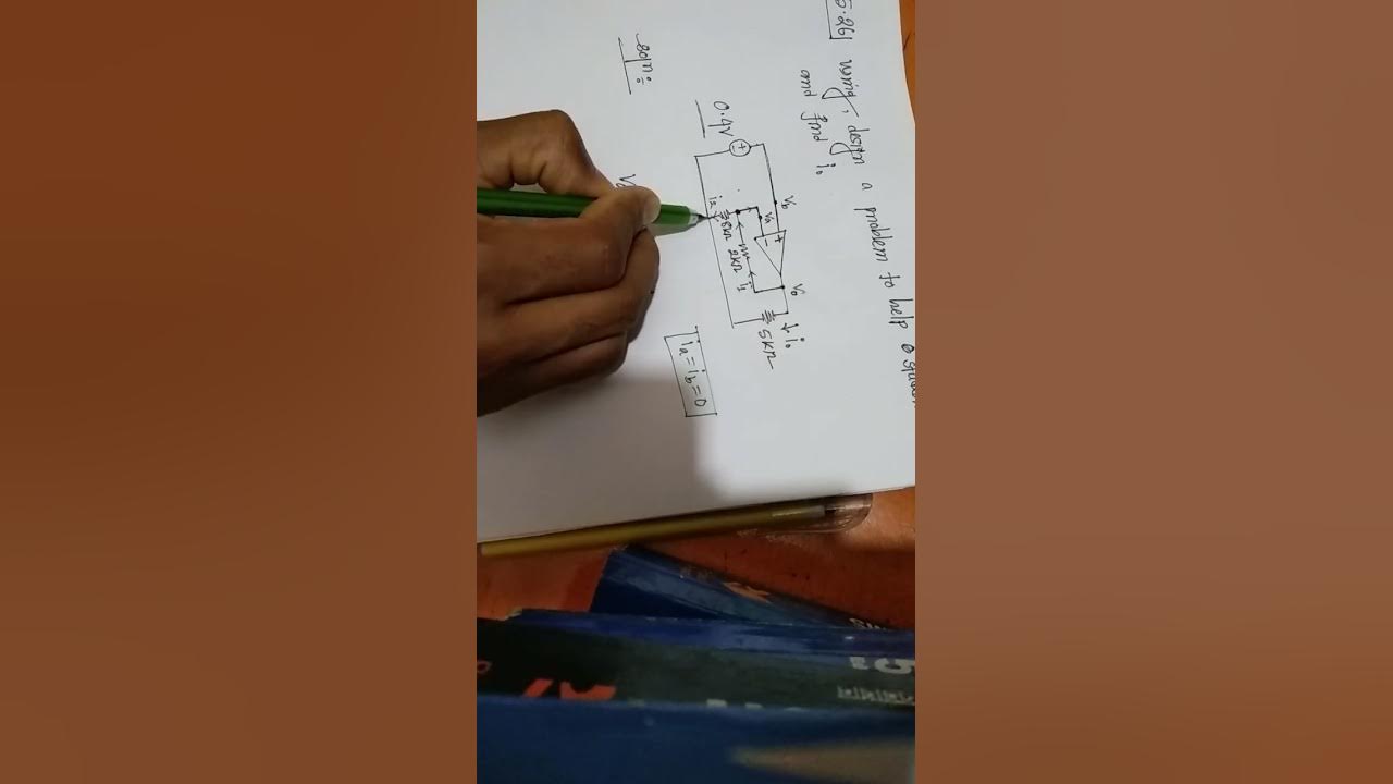 #Noninverting amp alexgender sadiku chapter 5 problem solve 5.26 - YouTube