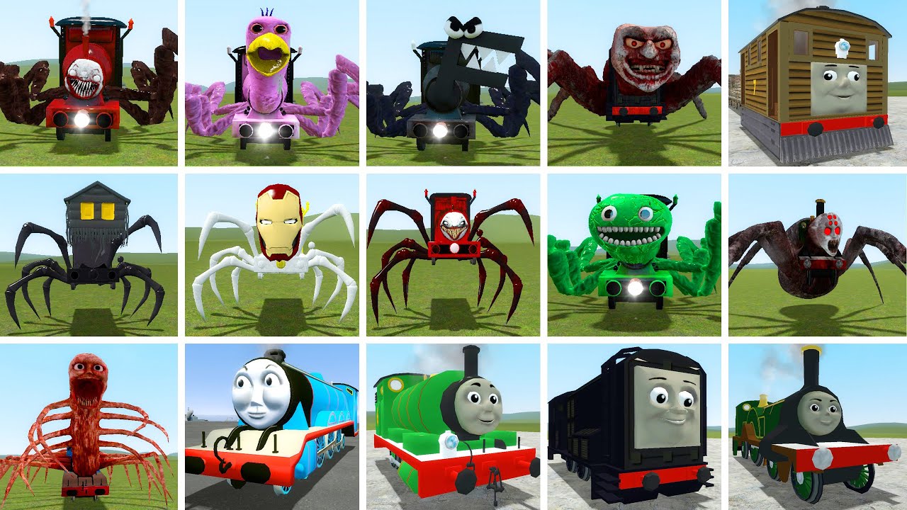 NEW ALL MONSTER THOMAS THE TRAIN VS CHOO CHOO CHARLES, HOUSE CHARLES ...