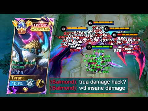 HIGH TRUE DAMAGE ALPHA BUILD AND EMBLEM 2025!! 💀 (must try it!!)