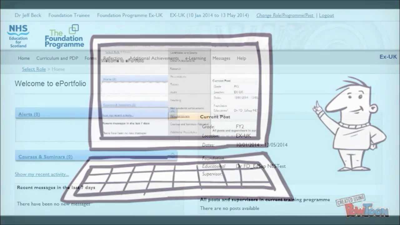 Using the NHS ePortfolio Personal Library - YouTube