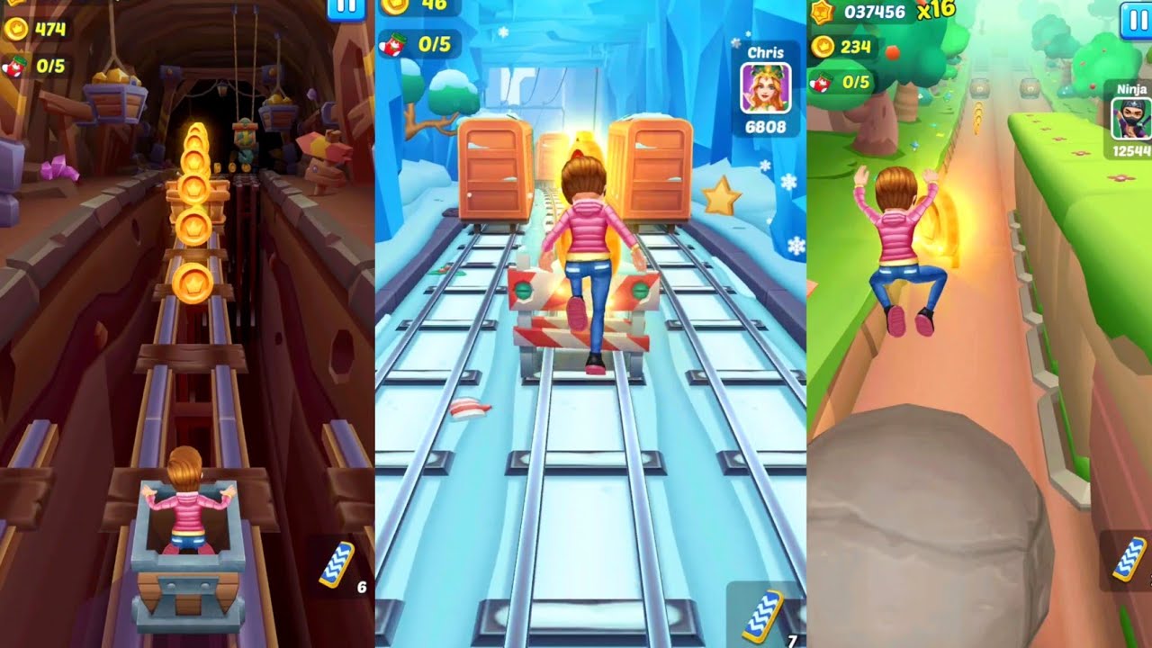 Subway princess runner gameplay - YouTube