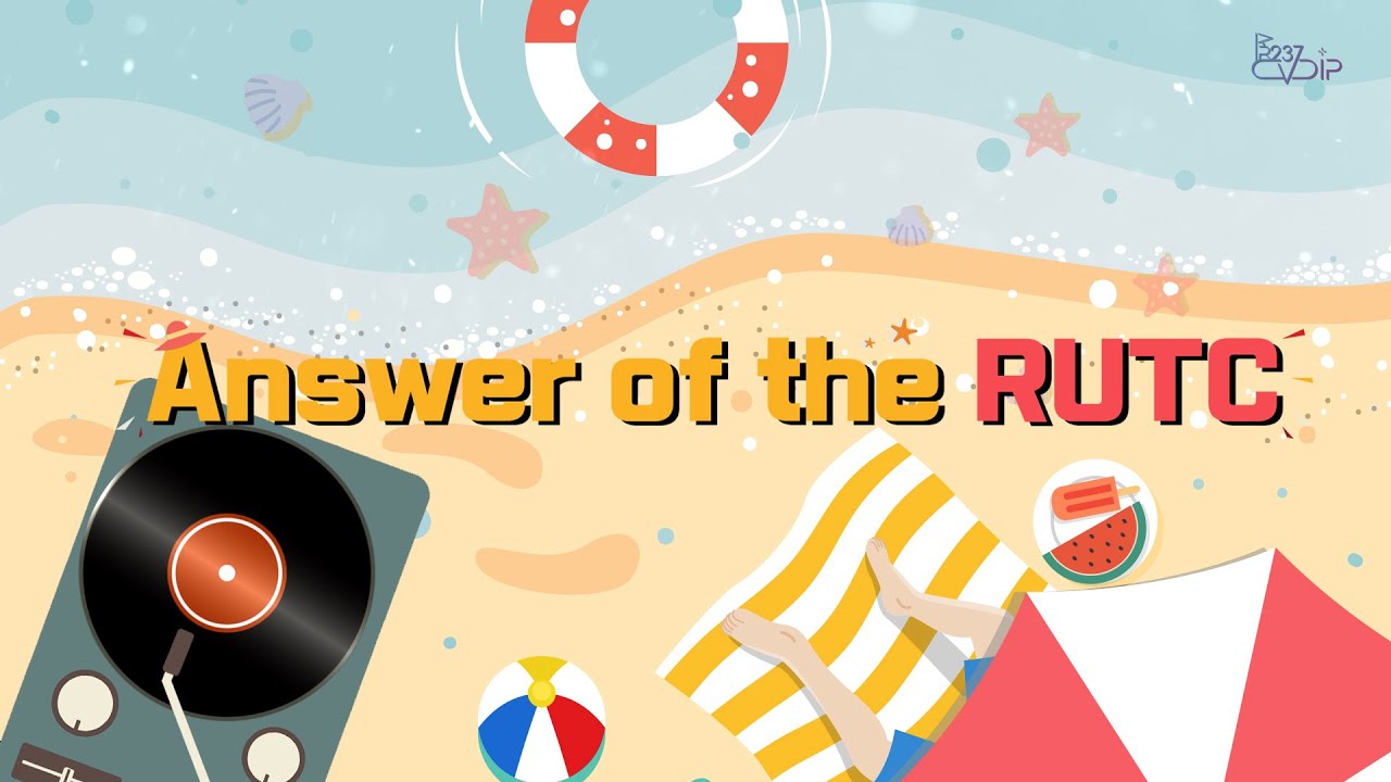 [English ver.] Answer of the RUTC - YouTube