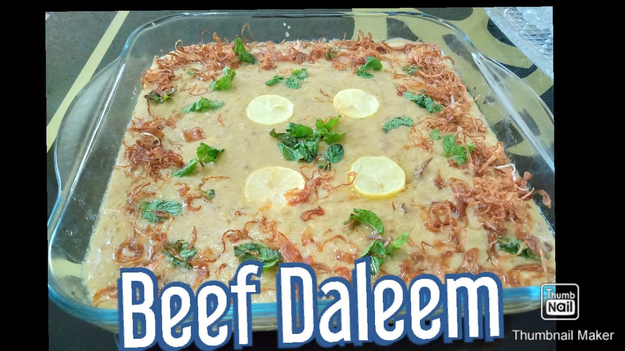 Beef Daleem Recipe - YouTube