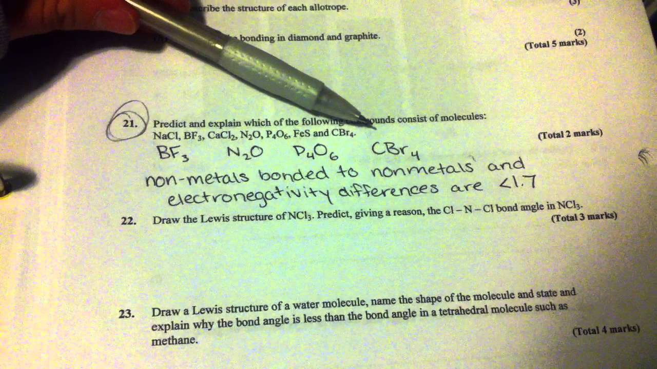 IB Chemistry 2, Topic 4- Practice #21 - YouTube