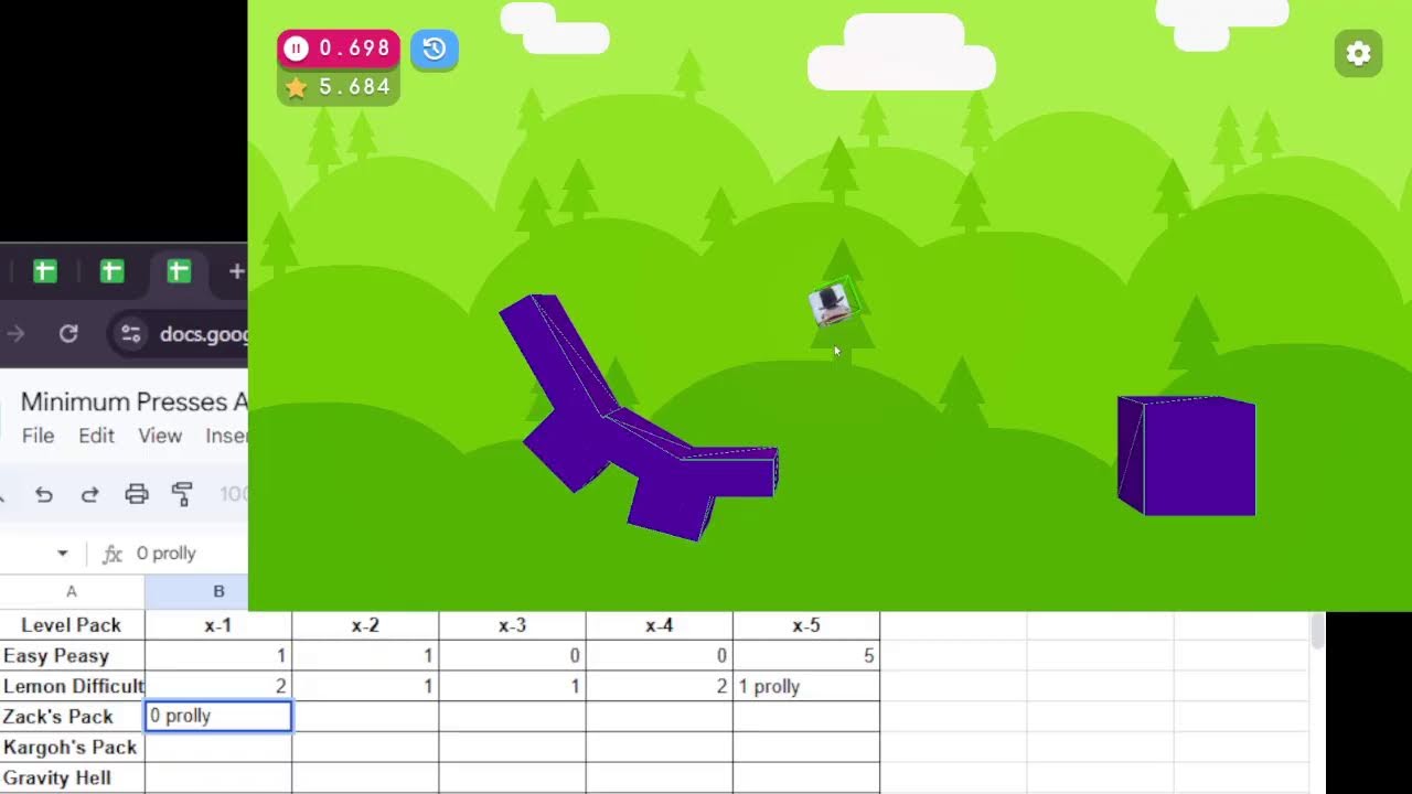 figuring out how many jumps it takes to beat boxel 3d 1-30 - YouTube