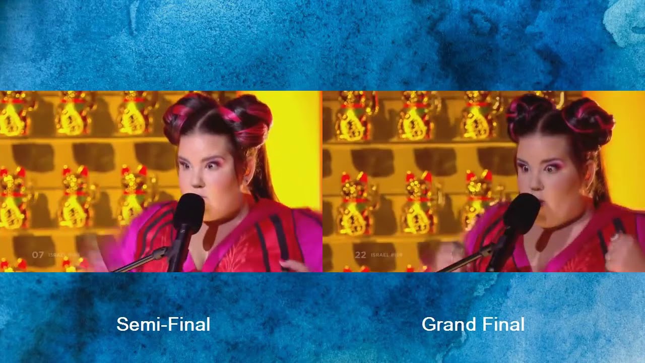 WINNER Eurovision ISRAEL 2018 Netta - Toy - Semi Final vs Final ...