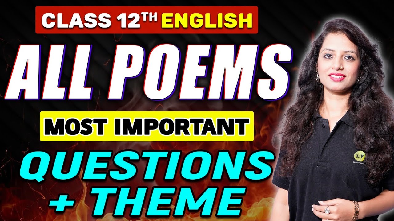 Class 12 English Poem Most Important Questions | Flamingo All Poem ...