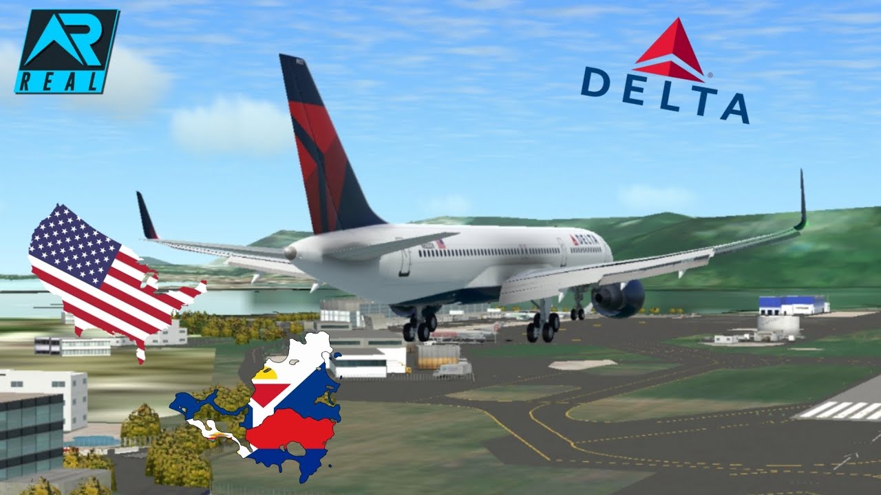 Real Flight Simulator - Delta B757-200WL | Atlanta (ATL) - Sint Maarten ...