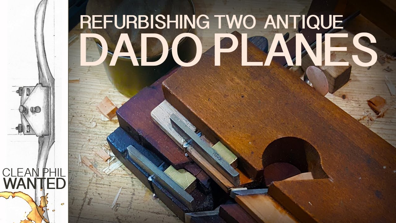 Restoring Two Antique Dado Hand Planes - YouTube