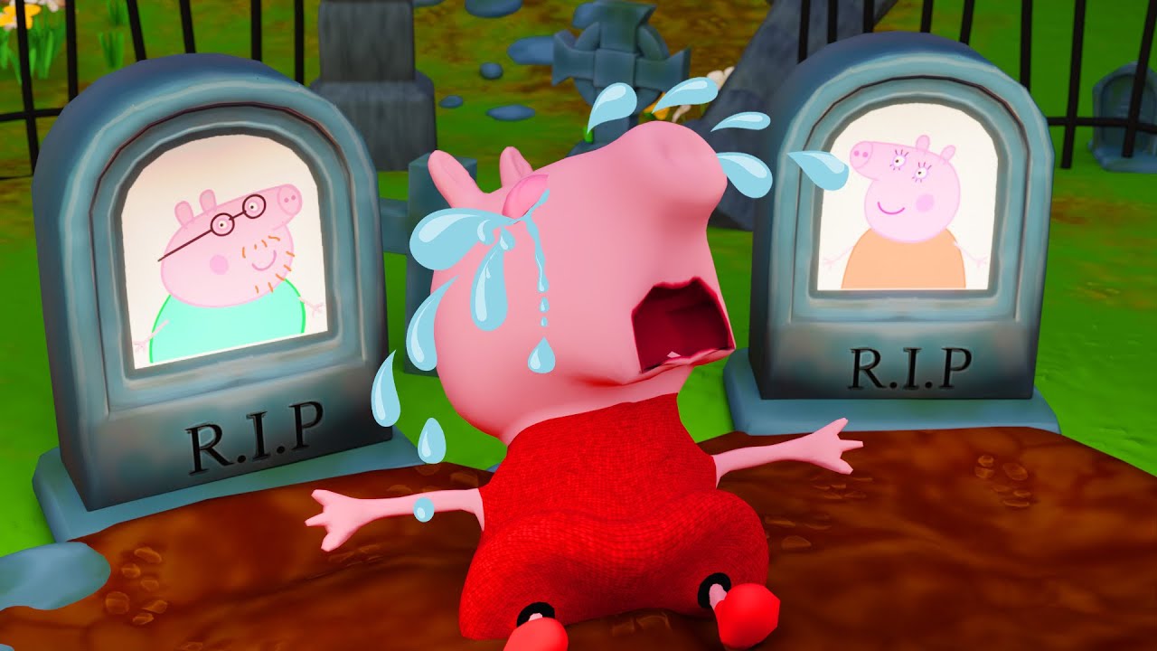 OH NO!! Peppa Pig don't cry! Mom Pig, Dad Pig please wake up!! Peppa ...