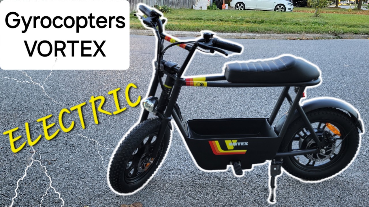 This Gyrocopters Vortex Electric Scooter is a affordable dream - YouTube