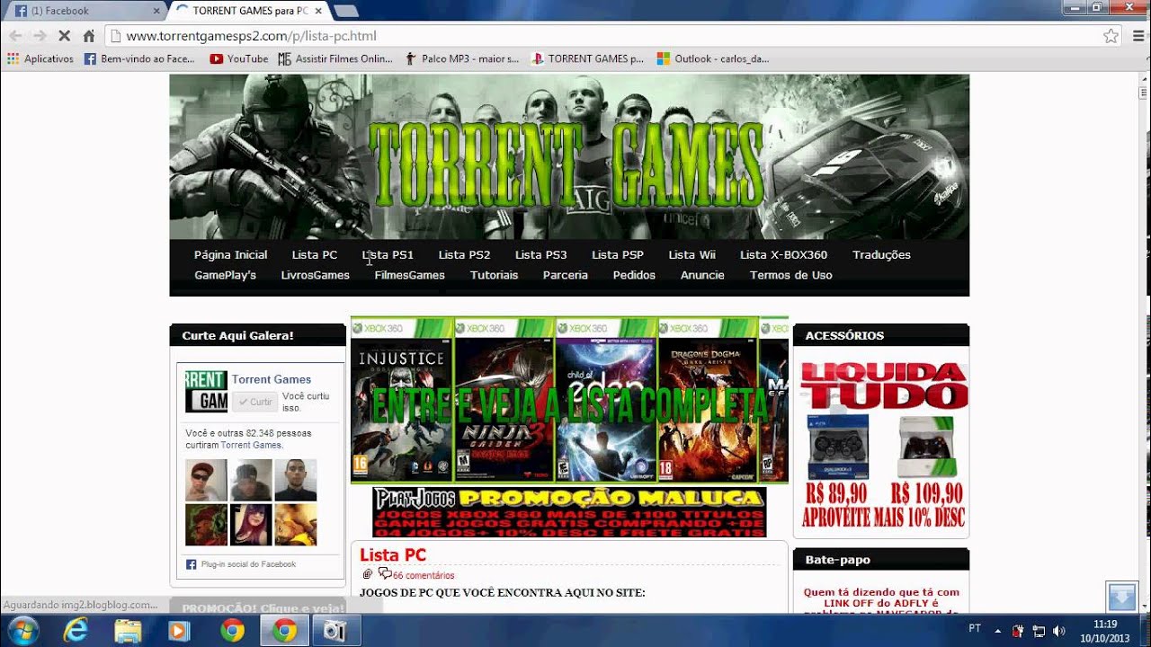 vídeo aula como baixar jogos torrent games - YouTube