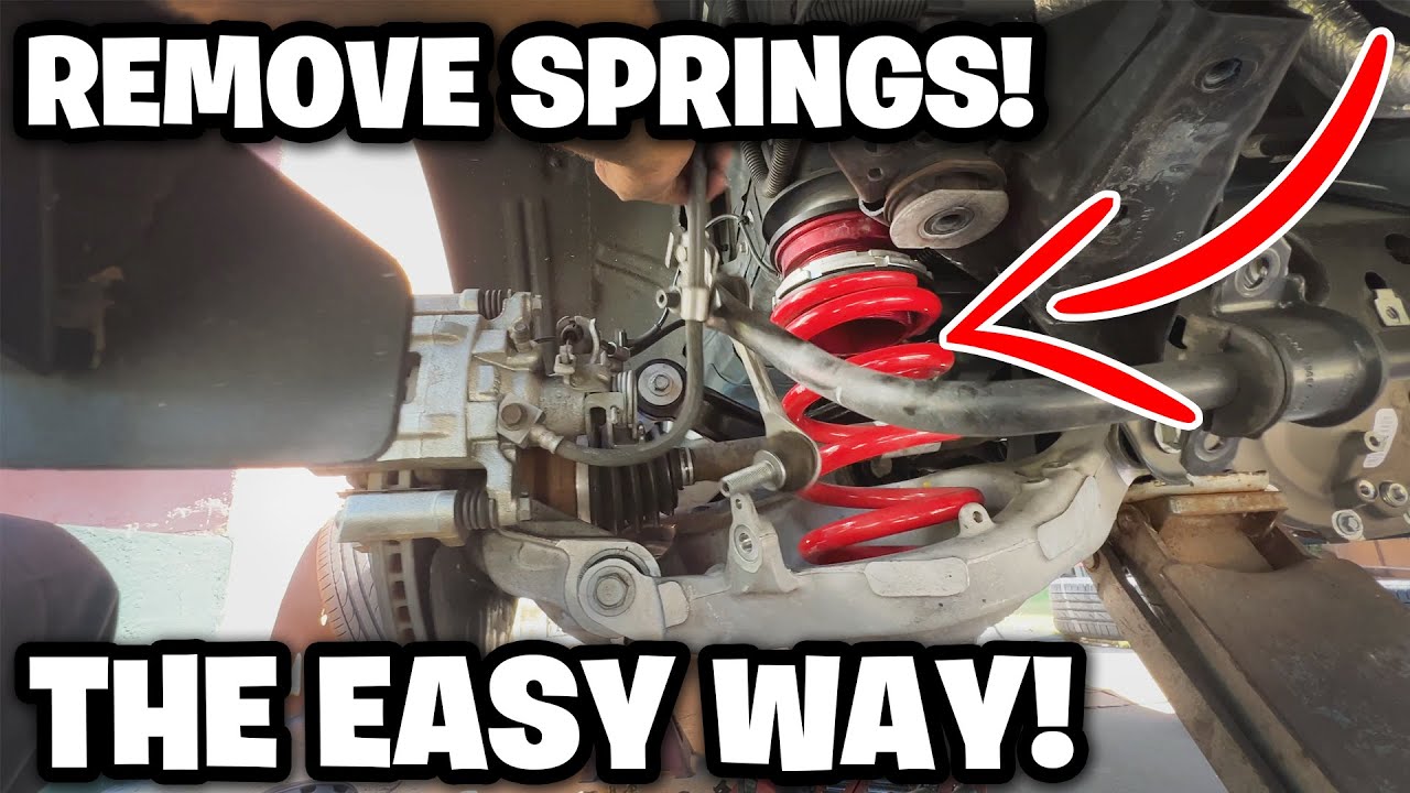 How To Remove & Replace Mustang Rear Springs THE EASY WAY - YouTube
