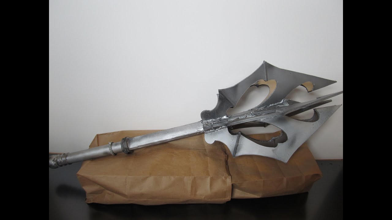 Make Saurons Mace from Lord of the rings - YouTube