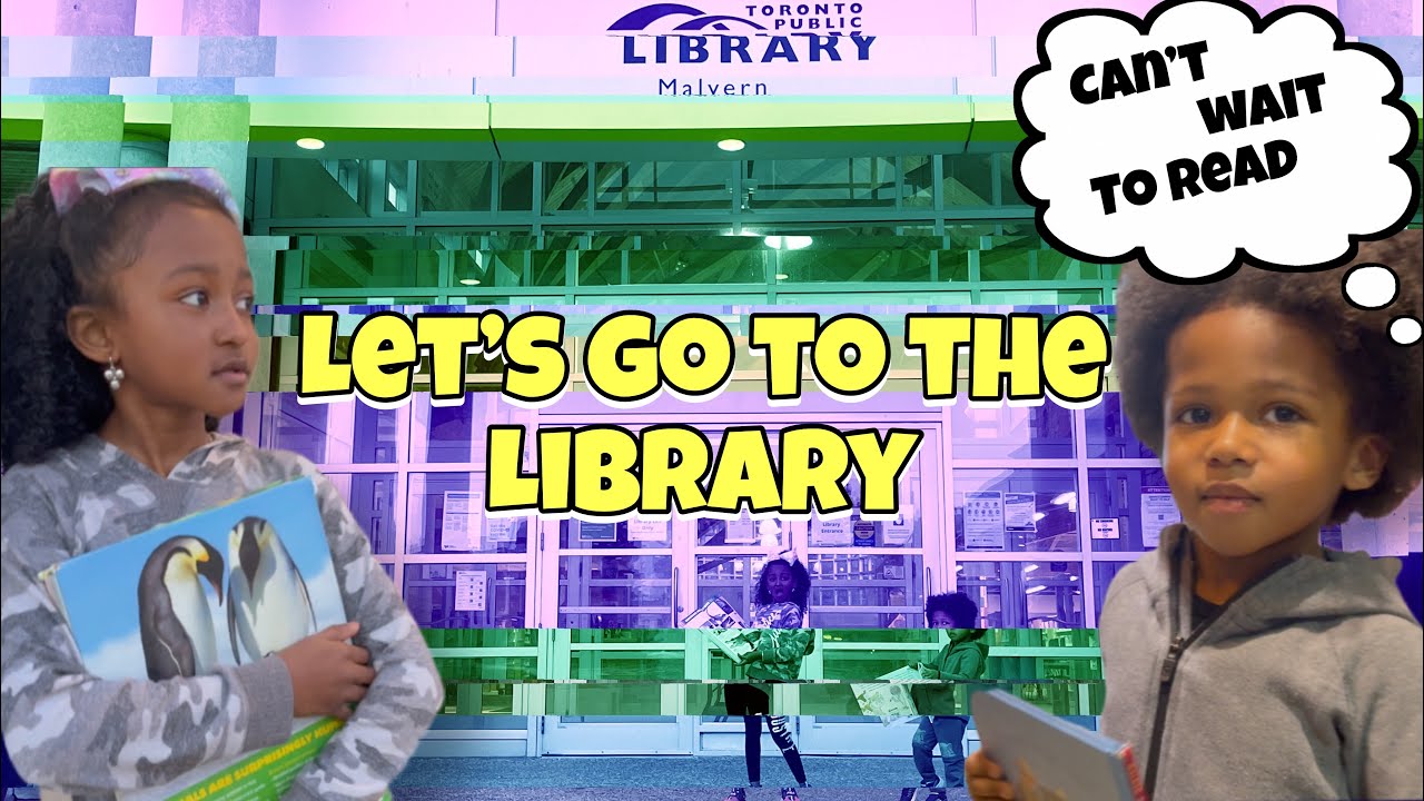 KIDS GO TO THE LIBRARY FOR THE FIRST TIME - YouTube