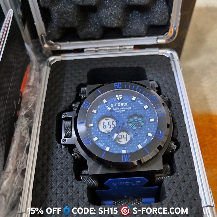 S-FORCE WATCHES FROM UNBOXING. BOLD. TOUGH. ♾️ 15% OFF🌀CODE: SH15 💎 S ...