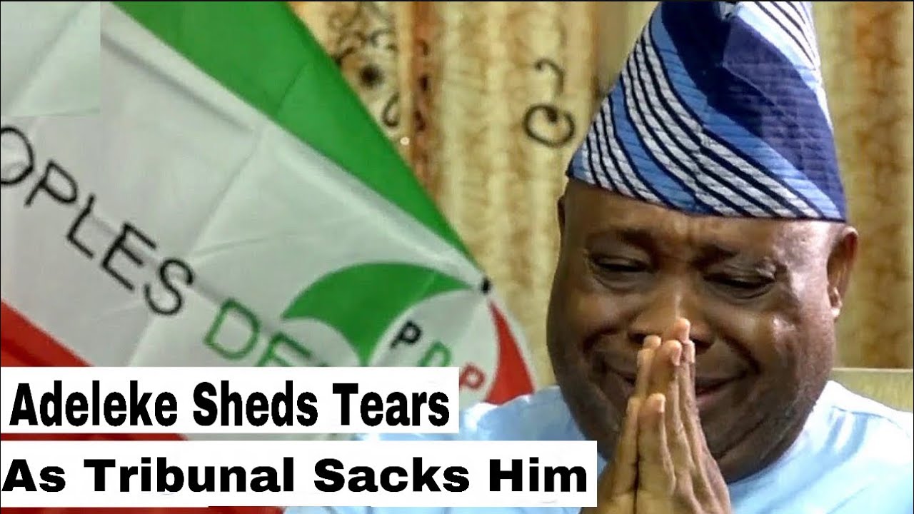 BREAKING NEWS: Ademola Adeleke ßreaks døwn in tëãrs as tribunal ...