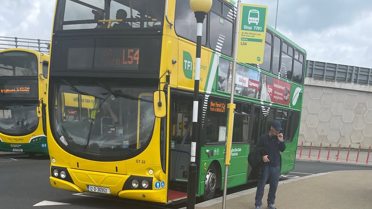 Dublin bus | GT22 | route L54 to River Forest - YouTube