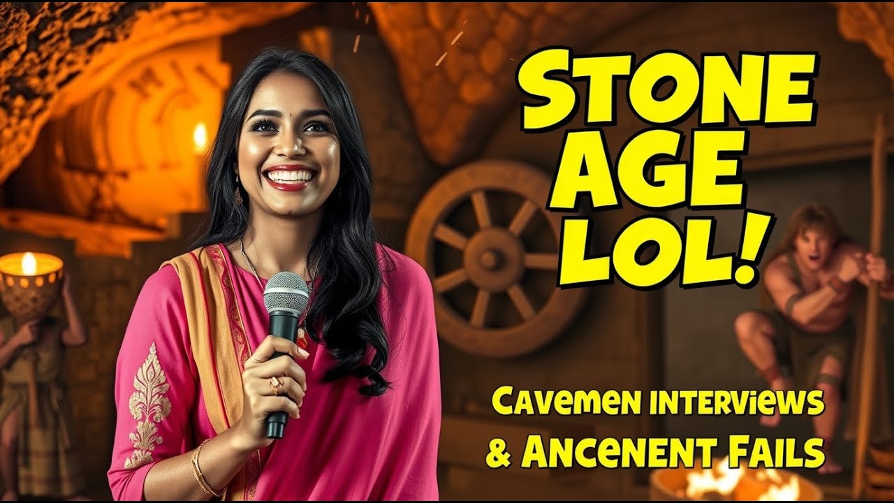 Stone Age Comedy Interviews 🤯😂 | Stone Age LOL 😂 | Prehistoric LOL Show ...