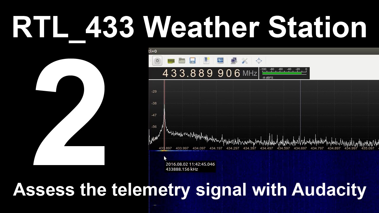 RTL_433 - 2 Assess The Telemetry Signal With Audacity - YouTube