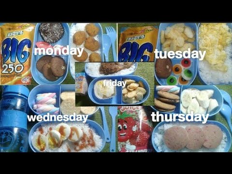 5 easy Pambaon Idea's for kids/Back-to-School Baon Idea's - YouTube