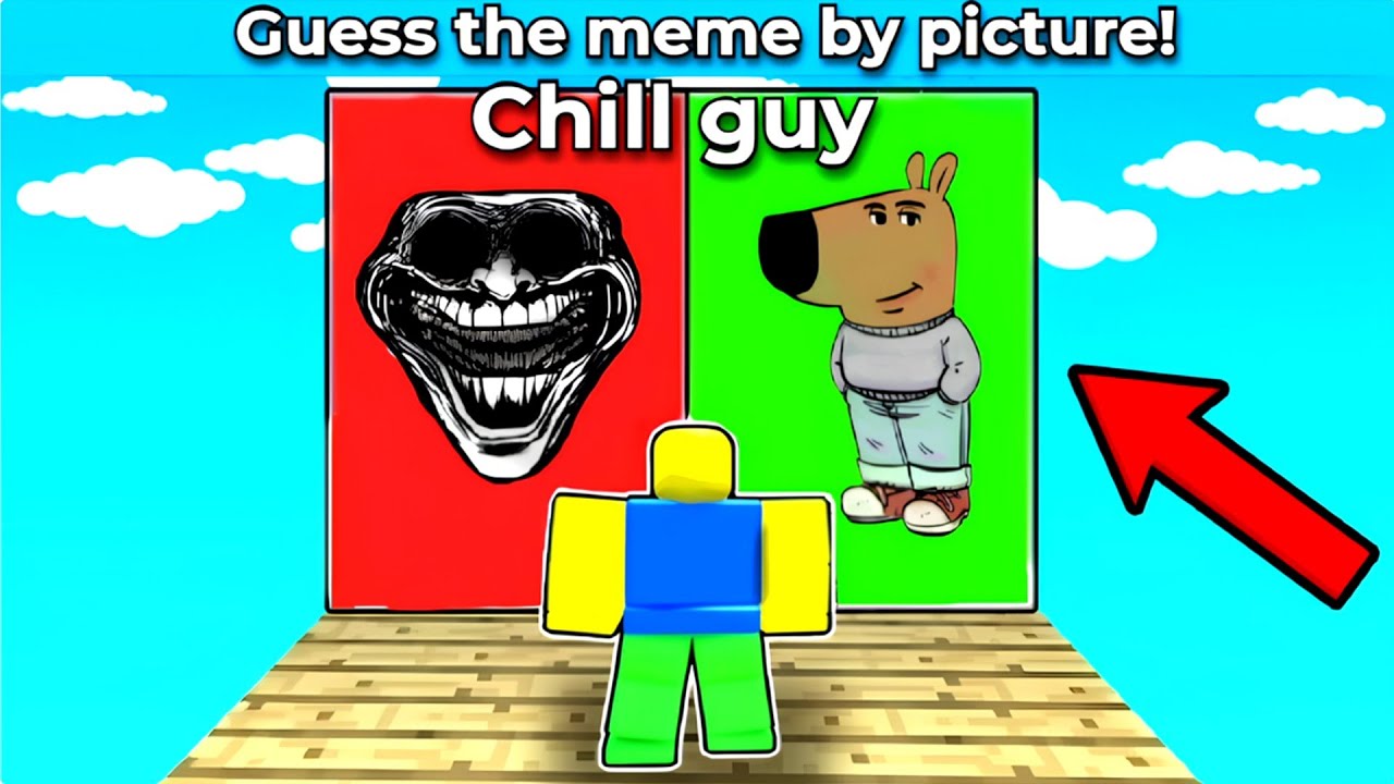 GUESS THE MEMES BY PICTURE! CHILL GUY | ROBLOX - YouTube