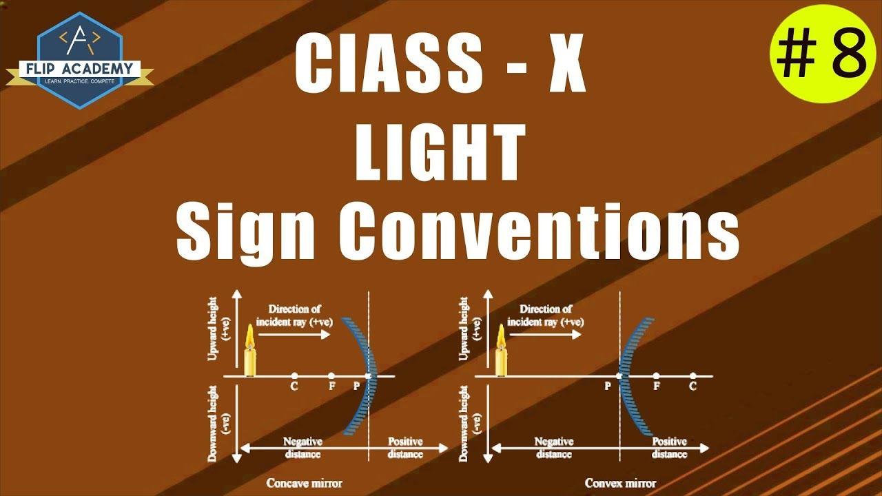 Reflection of Light 08 : Sign Conventions (Class 10th Physics) 2018 ...