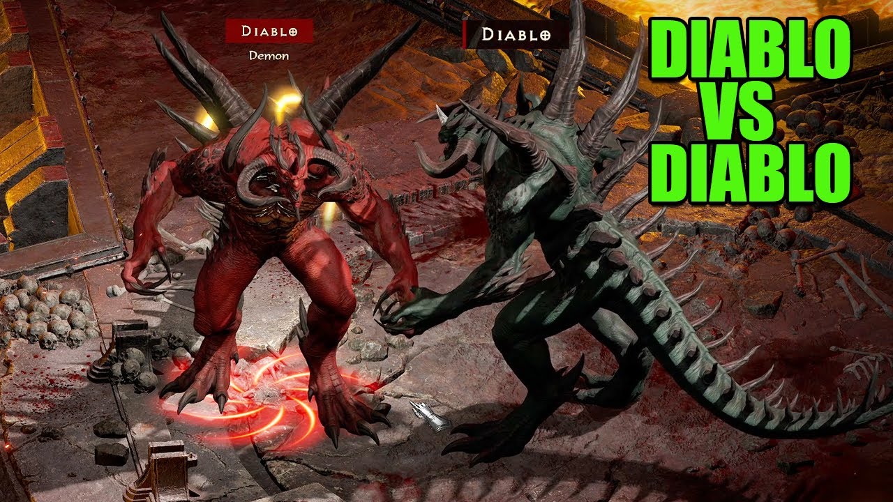 Diablo vs Diablo in Diablo 2 Resurrected Boss Battle Gameplay - YouTube