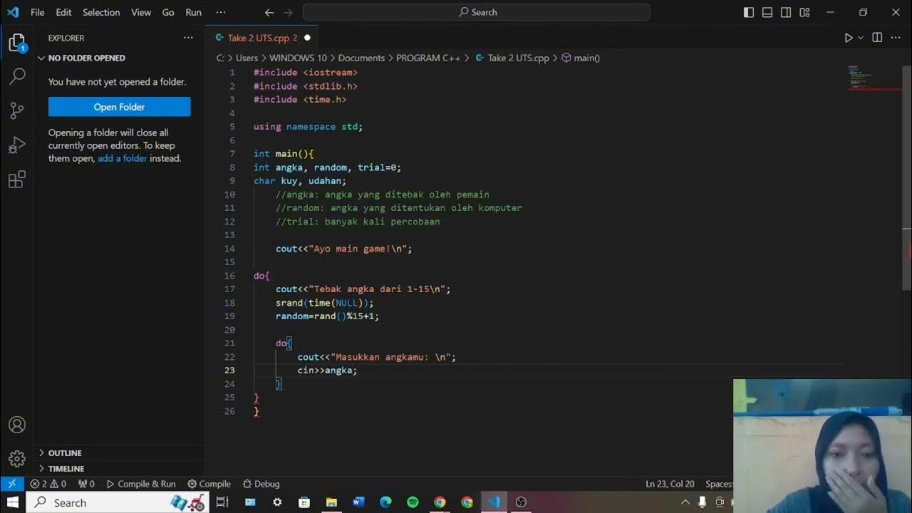 revision of midterm test || algorithm & programming || using c++ ...