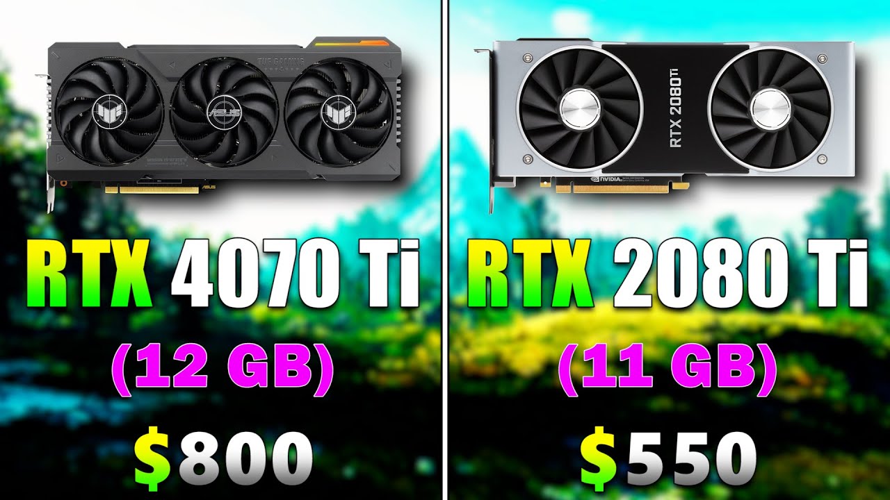 RTX 4070 Ti 12GB Vs RTX 2080 Ti 11GB PC Gaming Tested How Much Is