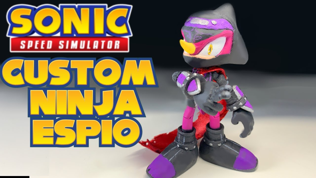 TURNING JAKKS ESPIO TO NINJA ESPIO CUSTOM FIGURE | SONIC SPEED ...