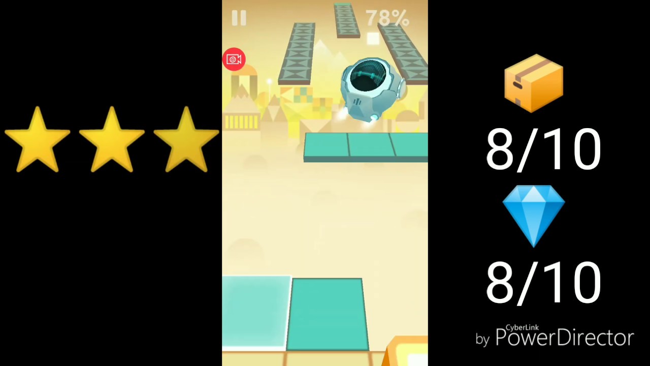 Rolling sky - Matrix 100% All gems & crowns - YouTube